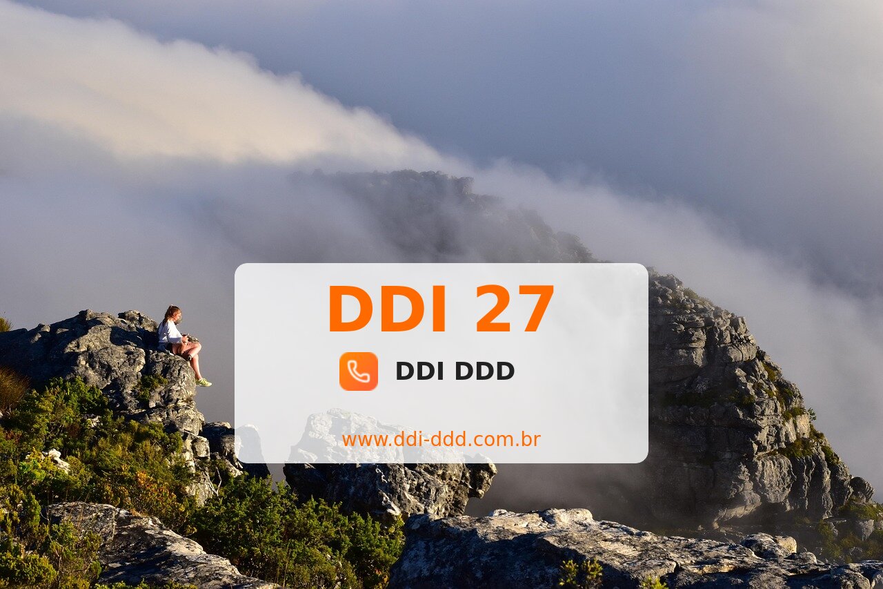DDI 27: De qual país é este código?