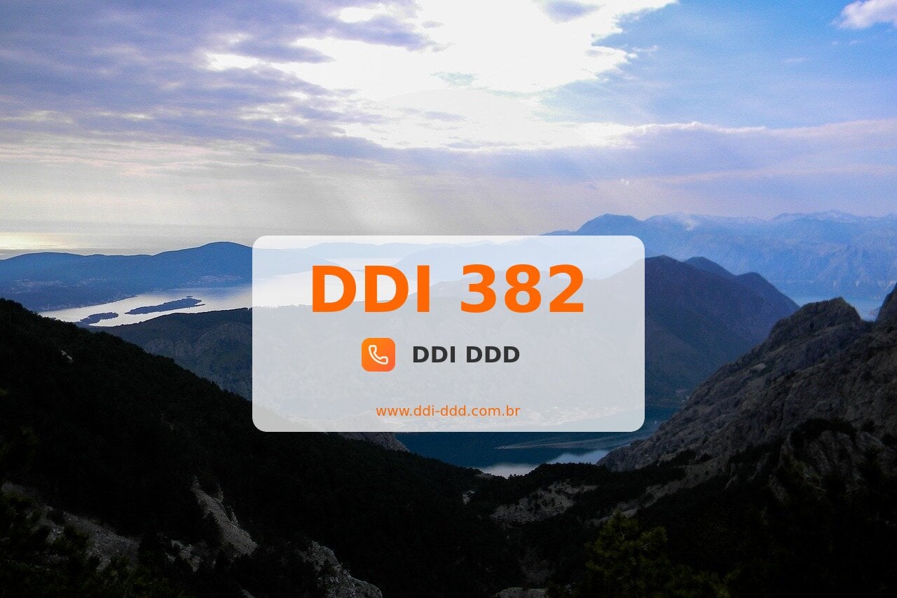 DDI 382: De qual país é este código?